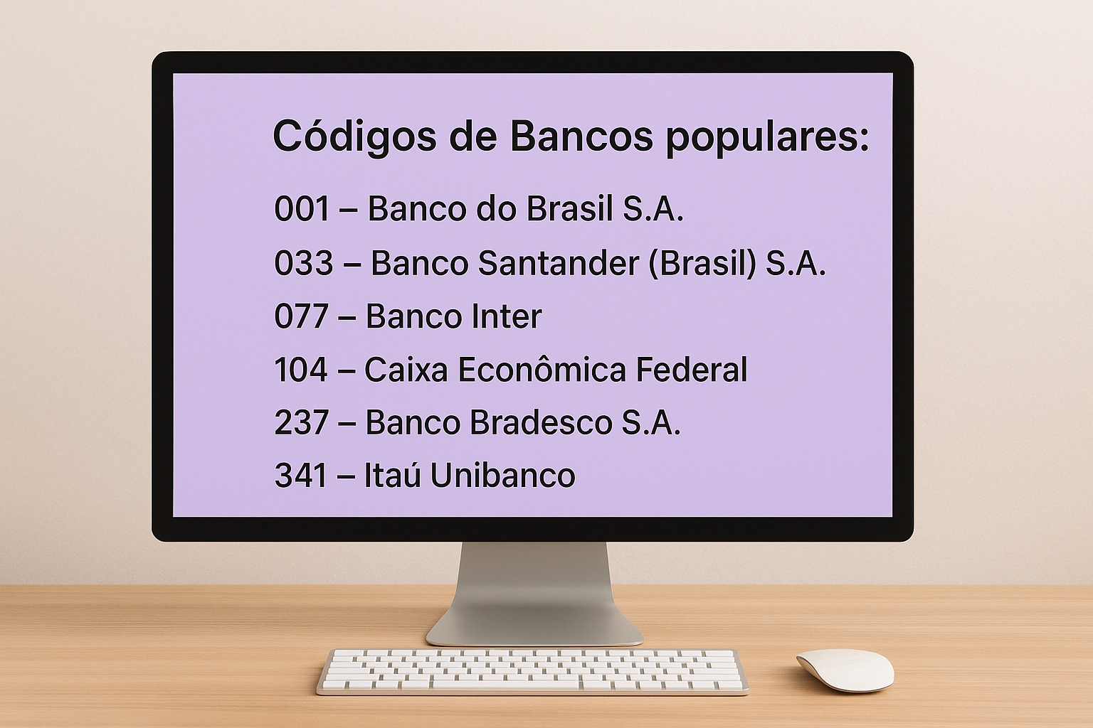 Lista Atualizada de Códigos Bancários em 2025 | Neofin